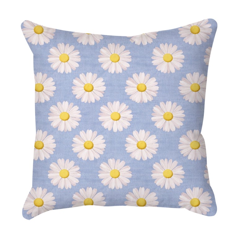 Summer Sky Daisies Outdoor Cushion | Sophie Marie Home